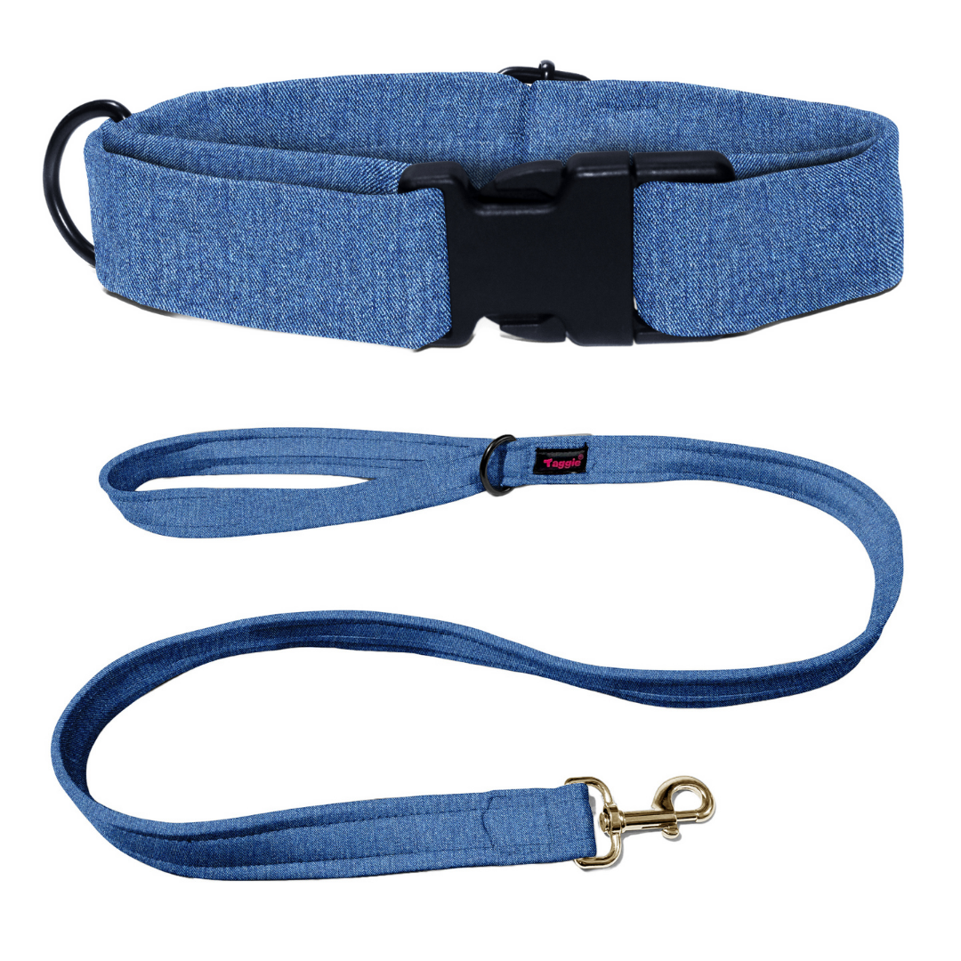 Stonewash Style Collar-Leash – Taggie Pet Store